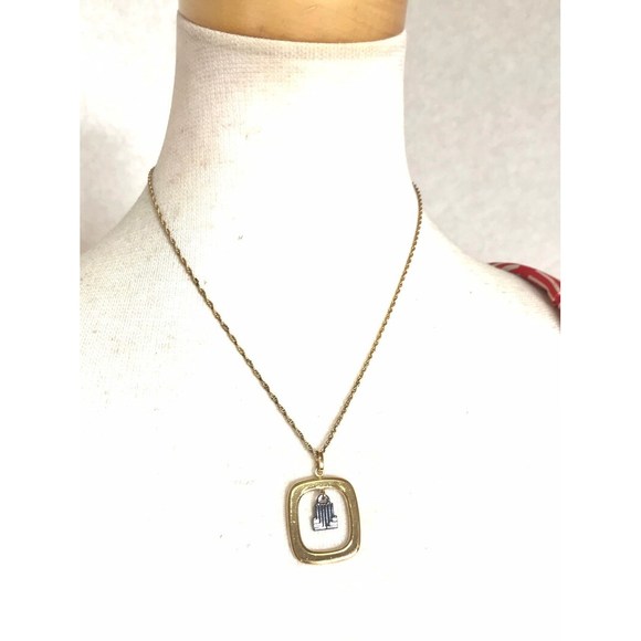 Lanvin | Jewelry | Lanvin Vintage Golden Skinny Chain Necklace With ...
